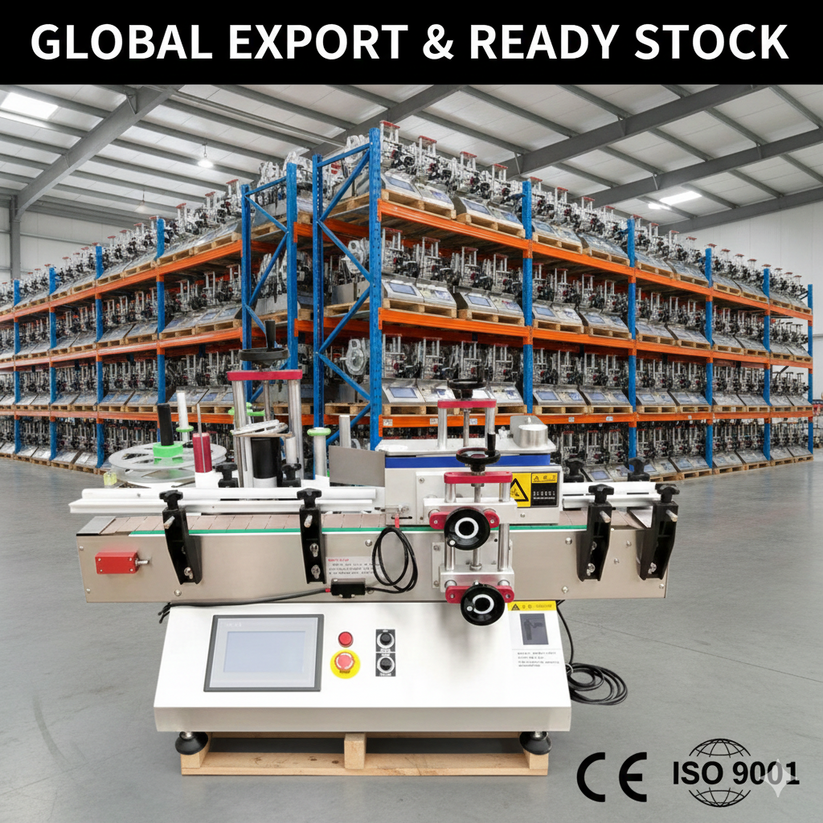 Bottle labeler, desktop automatic round bottle labeling machine for ...