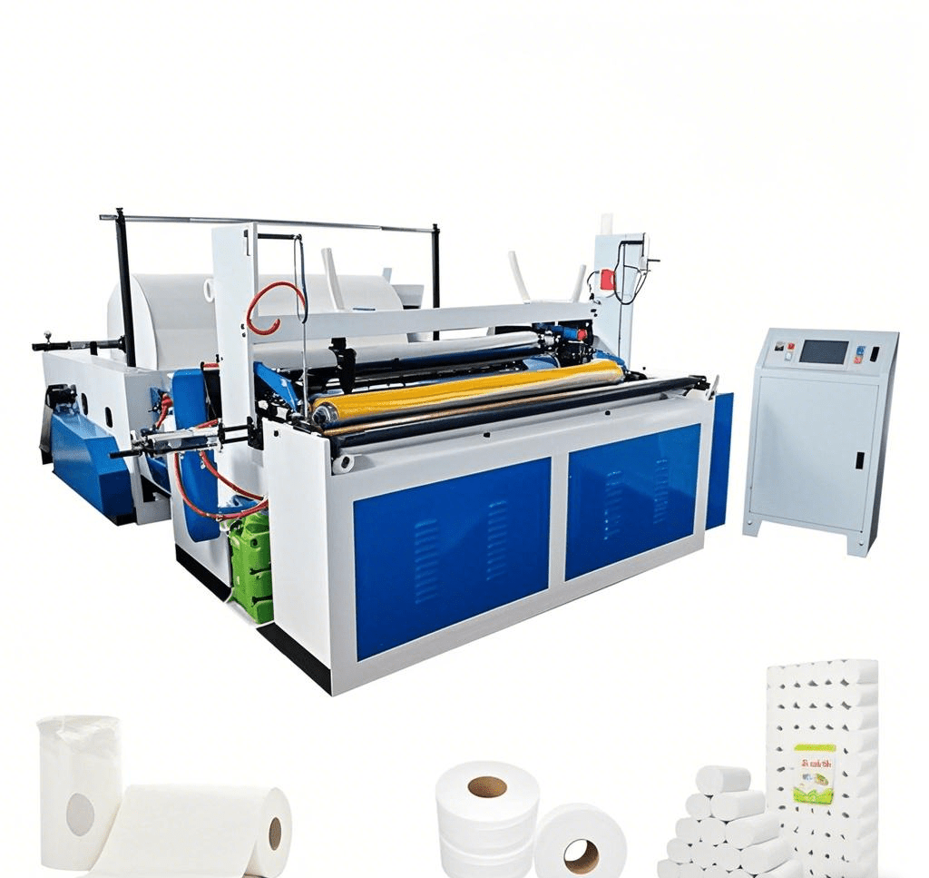 Automatic toilet paper roll processing equipment Toilet Paper Making M ...
