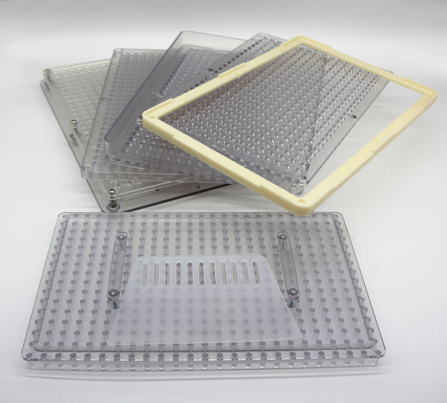 400 Holes Transparent Plastic Capsule Filler Size 00# 0# 1# – CECLE Machine